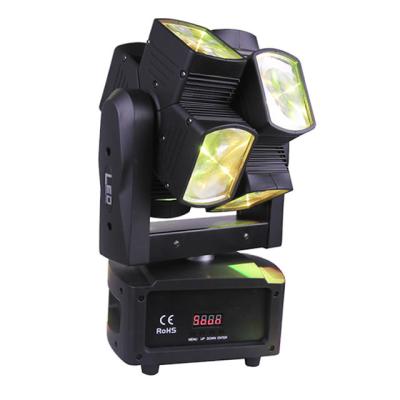 China Music Dance Double Wheel Rotation 10W LED Stage Light for Entertainments Party for sale