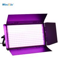 China 300W RGBW LED Panel Studio Light with Barndoor Adjustable Temp DMX/RDM Control for sale