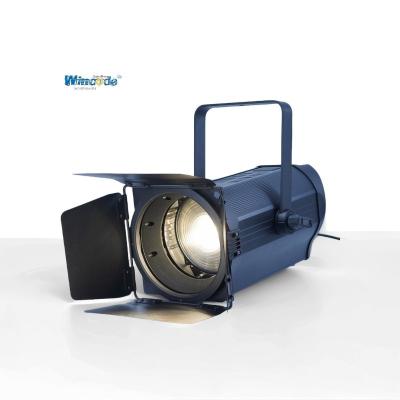 China 300W LED Fresnel Spotlight Single Color Auto Zoom CRI≥95 175mm Len RDM DMX for sale