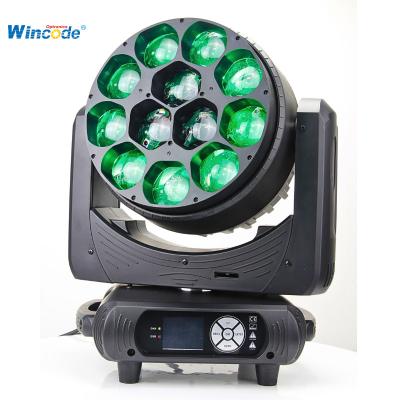 China 12×40W LED Moving Head Light With Zoom Pixel Function Beam Wash Effects for sale