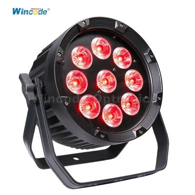 China Battery-Powered LED Par Up Light 12000mAh  16000mAh DMX-512 RDM 4-6in1 RGBWALC UV LEDs for sale