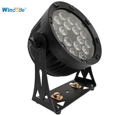 China ‌IP65 Waterproof LED Par Up Light 180W RGBWA+UV 6-in-1 DMX-512/RDM 16bit PWM 1000Hz for sale