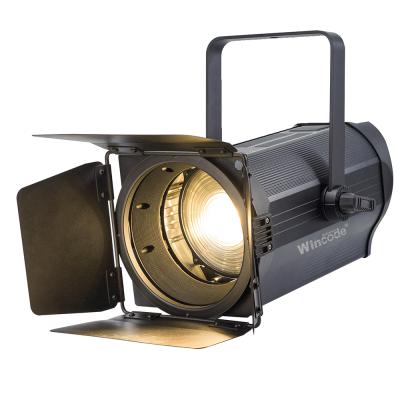 China 300W LED Fresnel Spotlight 3200K-5600K CRI95 DMX512 Control for sale