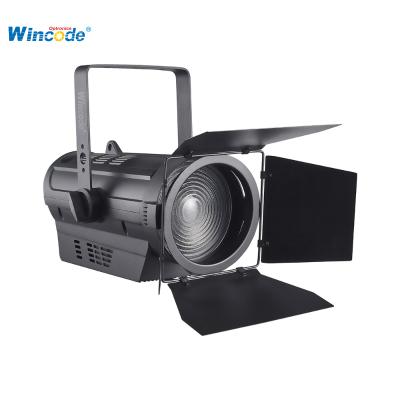 China Stage-Grade LED Fresnel Spotlight – 350W COB, 20°-60° Zoom, Low-Noise Cooling for sale
