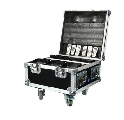 China Flight / Road Case With Power Charge Sockets For Battery Powered LED Par With Wheels for sale