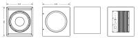 China Active subwoofer box 10 