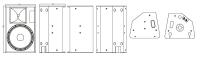 China 12 inch club sound two way speaker pro sound equipment Multifunctional speaker TR12 for sale