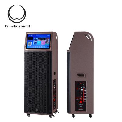 China VOD Portable Multimedia Speaker With Bluetooth Android LCD Display for sale