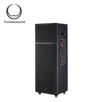 China 15 Inch Multifunction Mobile Speaker With Wheels Guitar Trolley Loudspeaker for sale