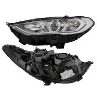 China DEPO Auto Headlight HS7313W030DD HS7313W030DE Ford Mondeo Fusion 2017-2019 Front Left Black LED DRL Strip Headlight for sale