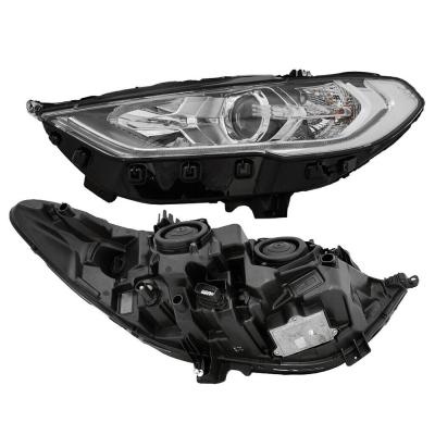 China DEPO Auto Headlight HS7313W030DD HS7313W030DE Ford Mondeo Fusion 2017-2019 Front Left Black LED DRL Strip Headlight for sale