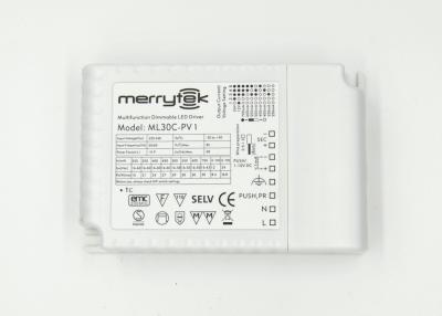 China Multi Output Current Low Voltage Dimmable 30W LED Driver 1 - 10V For LED Tube for sale