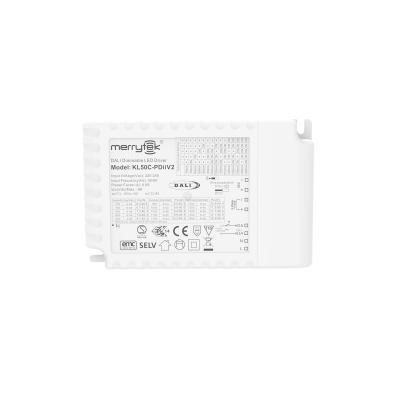 China 50W 700ma to 140ma programmable DALI2 & PUSH & 0-10V dimmable led power driver for LED panel for sale
