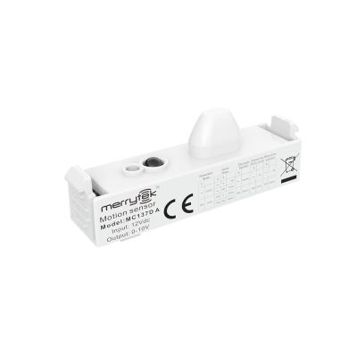 China 0-10V Long Strip Dimmable Sensor, Bottom Dip Switch And Remote Control For Parameters Setting for sale