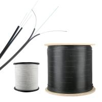 China Fiber Optic 1 Core 1km 2km 3km Plywood Drum Ftth Drop Cable Single Mode Indoor Fiber Optic Cable for sale