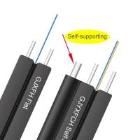 China 1 core 2 cores 4core 12core gjyxch gjyxfch gjxh g657a1 g657a2 g652d ftth indoor outdoor fiber optic drop cable for sale