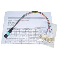 China Customized Fiber Cable Assembly 12 Core MPO Male LC Fiber 0.9mm Fanout for sale