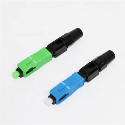 China Customized Fiber Optic Fast Connector SC APC With Simplex Duplex Cable Type for sale