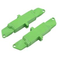 China Simplex Fiber Optic Adapter , SM SX E2000 APC Adapter With Flange for sale
