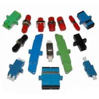 China SC APC UPC Fiber Optic Adapter Single Mode Simplex With Dust Cap for sale