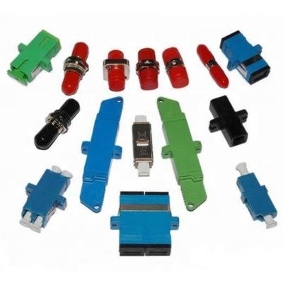 China SC APC UPC Fiber Optic Adapter Single Mode Simplex With Dust Cap for sale