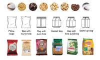 China Gummy Bear Candy 60 Bags / Min Nuts Packing Machine for sale