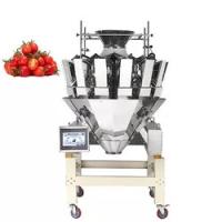 China Multi Function Tomato Fruits Weighing And Packing Machine With Multihead for sale