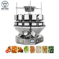 China Big Target Weight Multihead Weighers For Salad Vegetables for sale