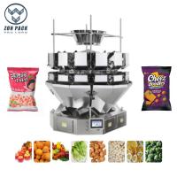 China 304SS Potato Chips Pillow Bag Vertical Packing Machine With Multihead Weigher for sale