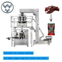 China Biltong Dried Meat Zipper Bag Packaging Machine OEM for sale