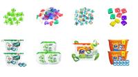 China Laundry Pods Counting Can Box Filling Packaging Machine Automatically for sale