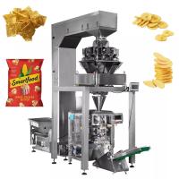 China Automatic Nitrogen Filling Packing Machine For Banana Chips Snack Chips Pouch for sale