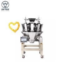 China 10 Head Weighing And Packing Machine Sheet Food Multihead Combination Weigher for sale