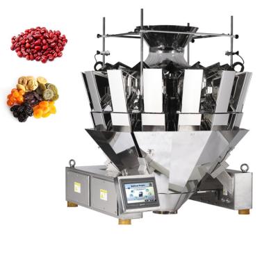 China 10/14 Heads Multi Head Combination Weigher For Dry Fruit Candy Snack for sale