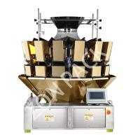 China Automatic 2.5L Hopper 10 Head Multihead Weigher For Snacks Candy Frozen Food for sale