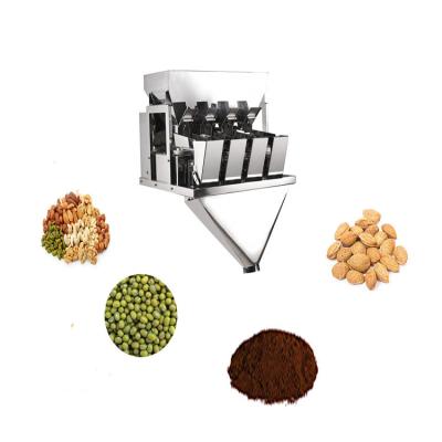 China Automatic 4 Heads Linear Weigher Packing Machine Weighing Food 50bags/min for sale
