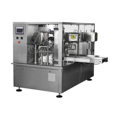 China Multihead Weigher Doypack Premade Bag Packing Machine for sale