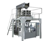 China Automatic Chips Tea Biscuit Rotary Doypack Packing Machine 304SS Frame for sale