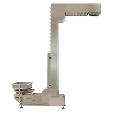 China VFD Control Food Grade 4L Vertical Bucket Elevator for sale