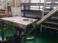 China Powder 2m3/h Inclined Screw Food Grade Conveyor With Hopper for sale
