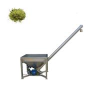 China Powder 2m3/h Inclined Screw Food Grade Conveyor With Hopper for sale