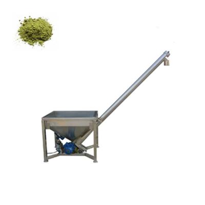 China Powder 2m3/h Inclined Screw Food Grade Conveyor With Hopper for sale