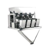 China Chocolate Coffee Bean Candy Rice 2 Head Linear Weigher for sale