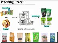 China PLC Automatic Rotary Pouch Packing Machine For Premade Pouches for sale