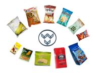 China Potato Chips Puffed Food Pillow Packaging Machine Vertical 55bags/Min for sale