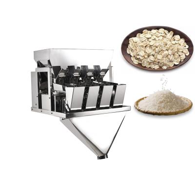 China Biscuits Rice 500g 1000g Linear Weigher Packing Machine 2 4 Heads for sale