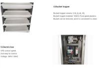 China Cookies Biscuits Transport Z Bucket Conveyor CE Certification for sale