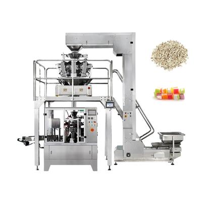China Zipper Flat Bag PLC Control Rotary Pouch Packing Machine30Bags/Min for sale