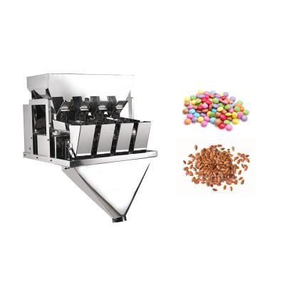 China Automatic 2/4 Heads Linear Weigher Packaging Machine Weighing Food for sale