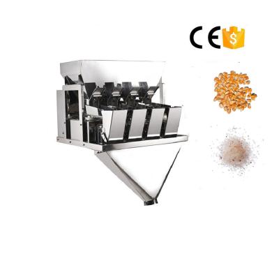 China Automatic Mix Weighing Linear Weigher 50bags/Min Candy Sugar Salt Packing for sale